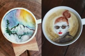 Coffeetopia e a arte sustentável com café